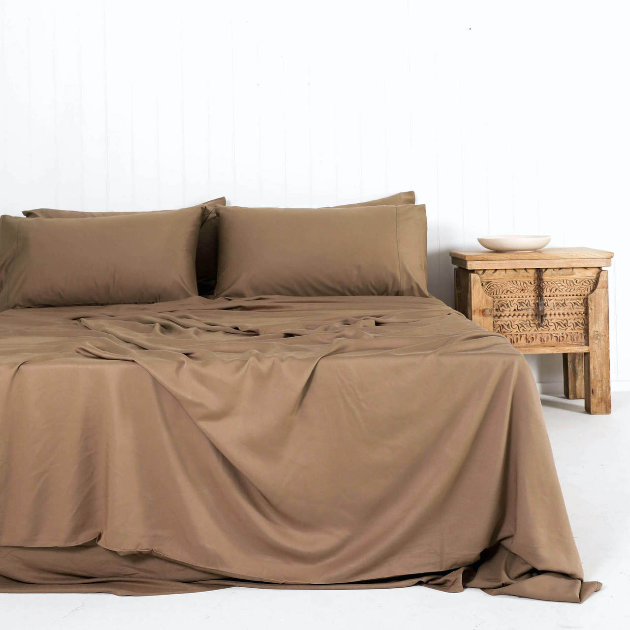 Bamboo Sheet Set MOCHA – Bambusa Australia